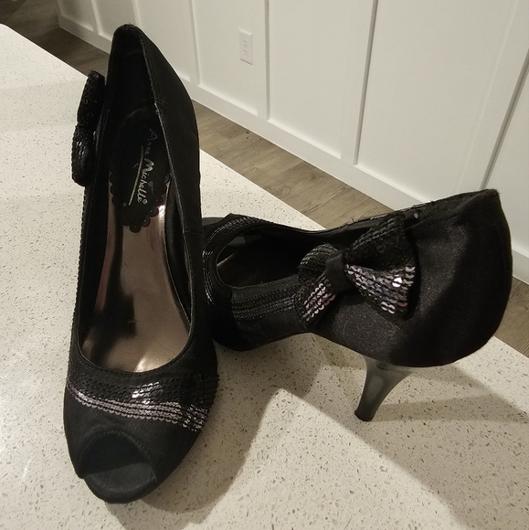 Anne Michelle | Shoes | Vintage Style Anne Michelle Peep Toe Pin Up ...